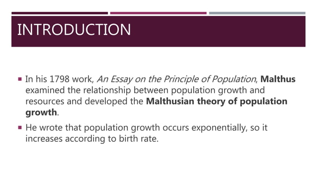 Malthusian Theory | PPTX | Science