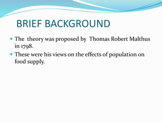 Malthusian theory and_its_criticisms | PPTX