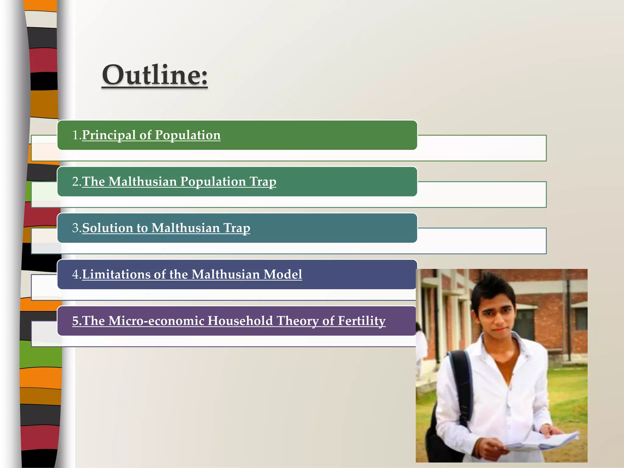 Malthusian theory of population | PPTX