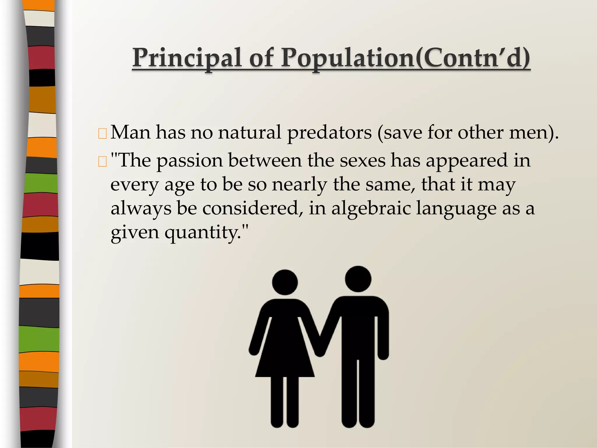 Malthusian theory of population | PPTX