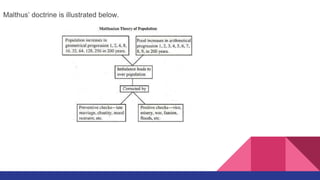 MALTHUSIAN THEORY OF POPULATION | PPTX