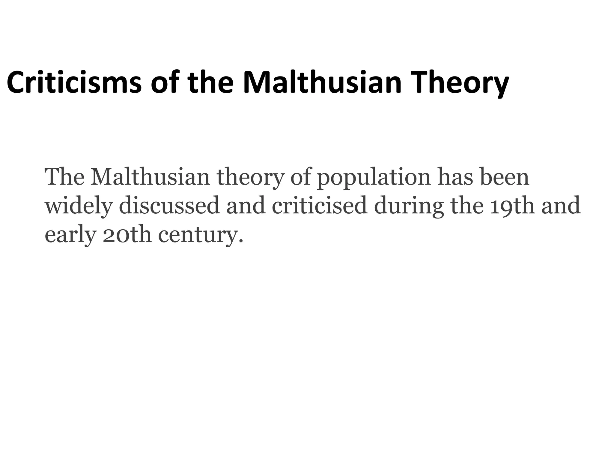 Malthus ppt | PPTX