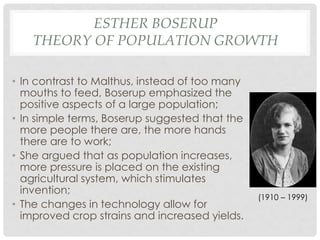 Malthus vs boserup | PDF