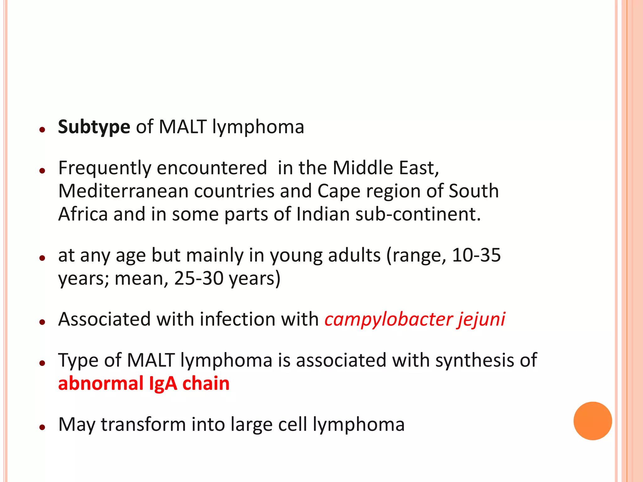 Malt lymphoma | PPTX