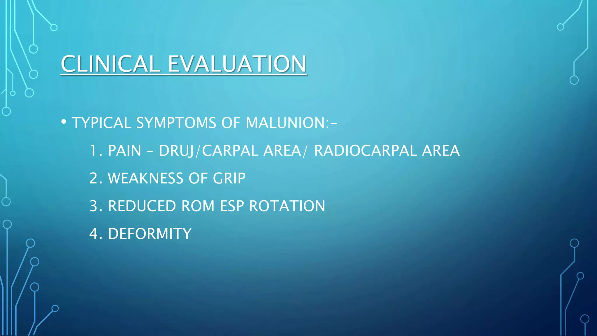 Malunited Distal End Radius Fractures | PPTX