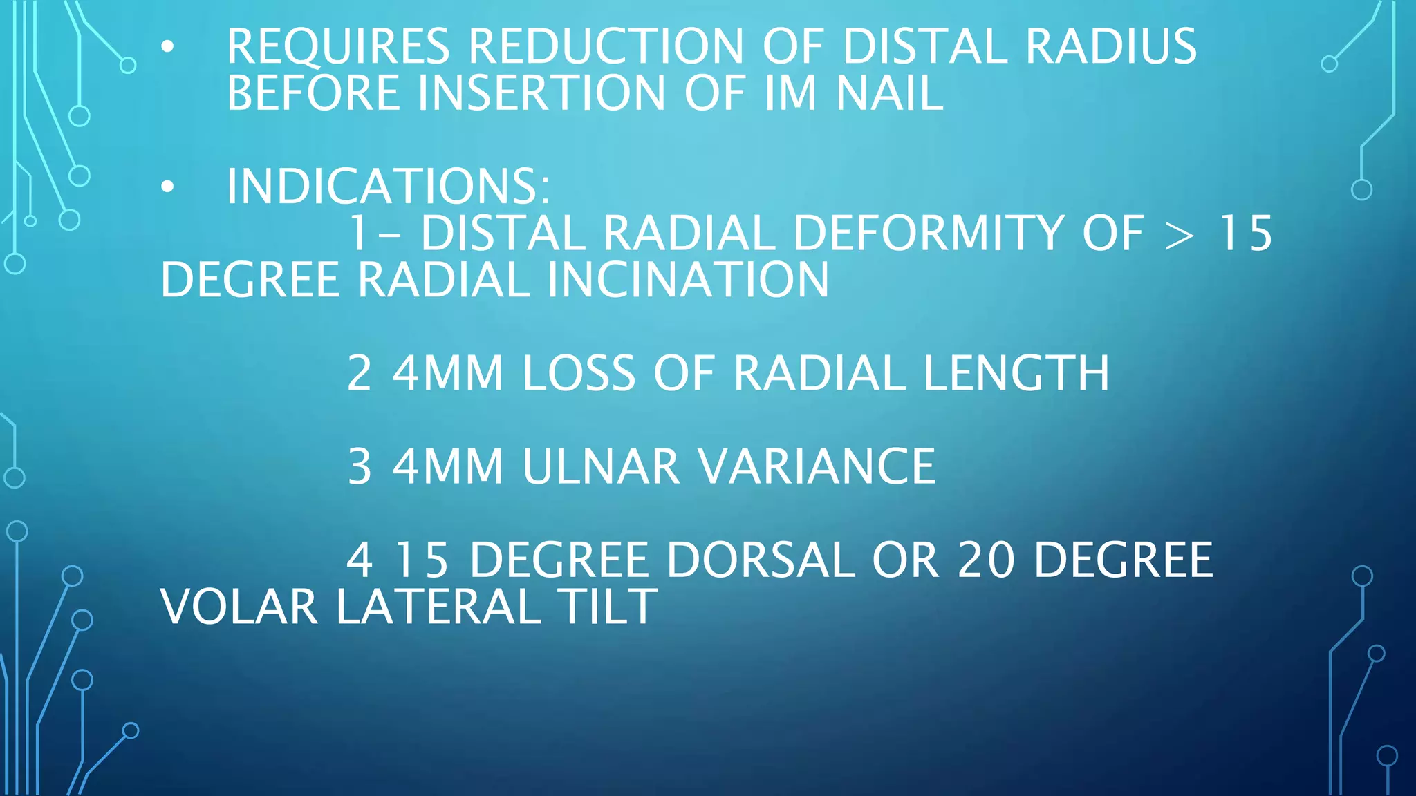 Malunited Distal End Radius Fractures | PPTX