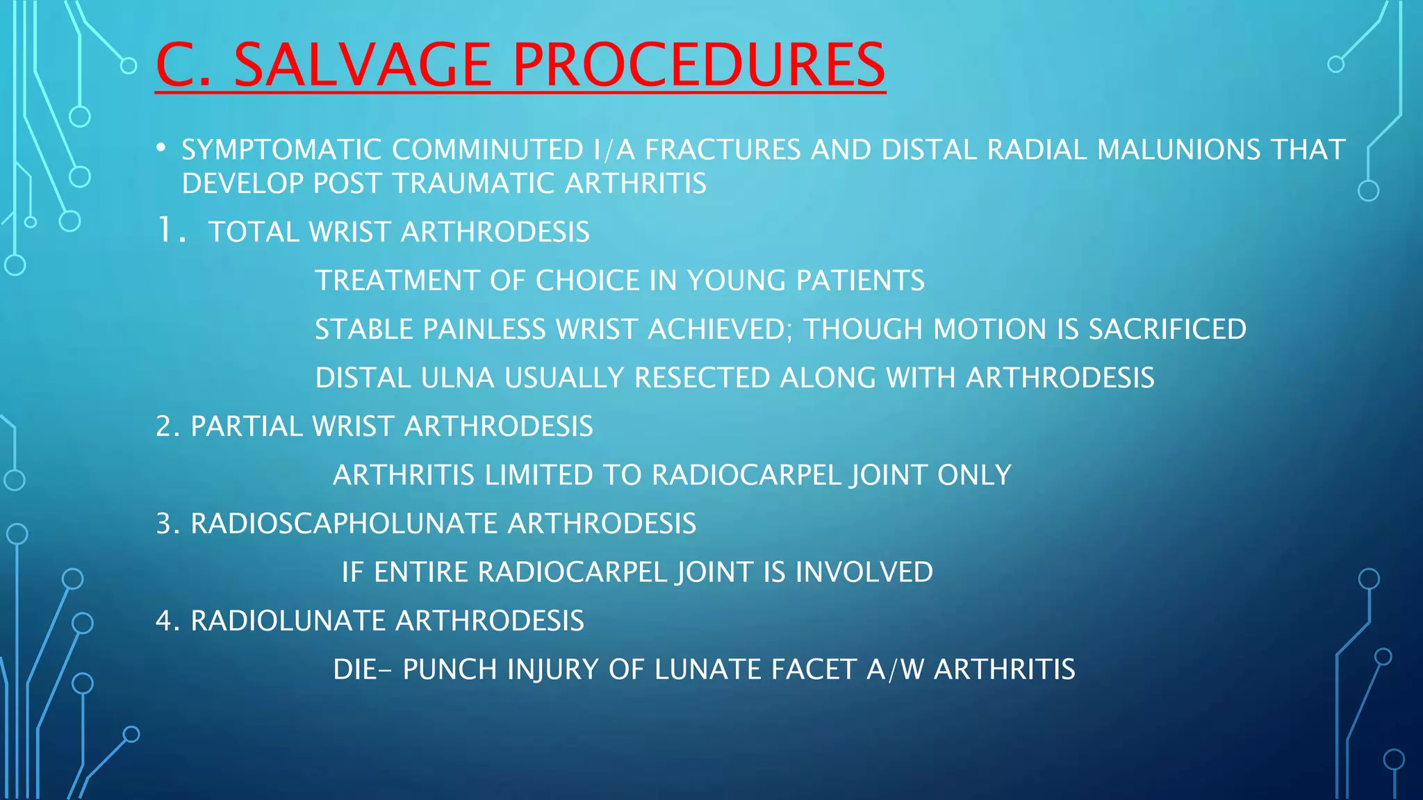 Malunited Distal End Radius Fractures | PPTX