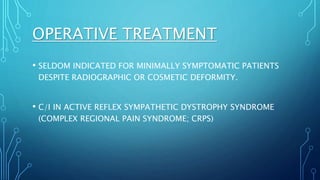 Malunited Distal End Radius Fractures | PPTX