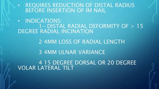Malunited Distal End Radius Fractures | PPTX