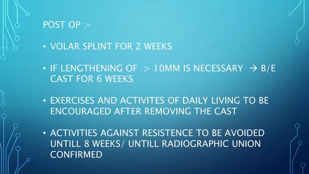 Malunited Distal End Radius Fractures | PPTX