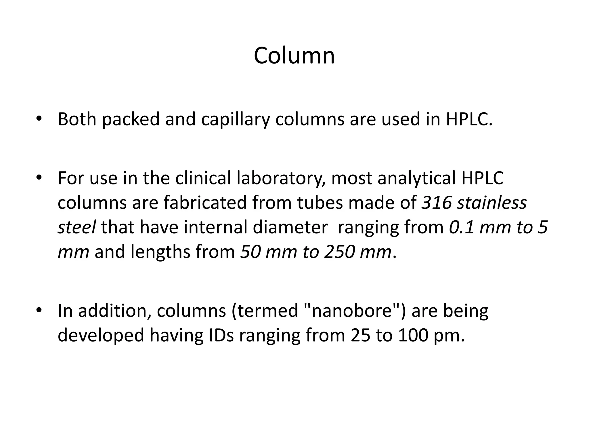 HPLC in Pathology | PPTX