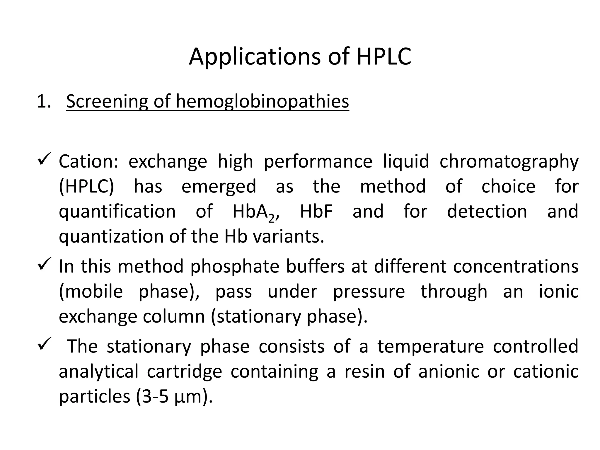 HPLC in Pathology | PPTX