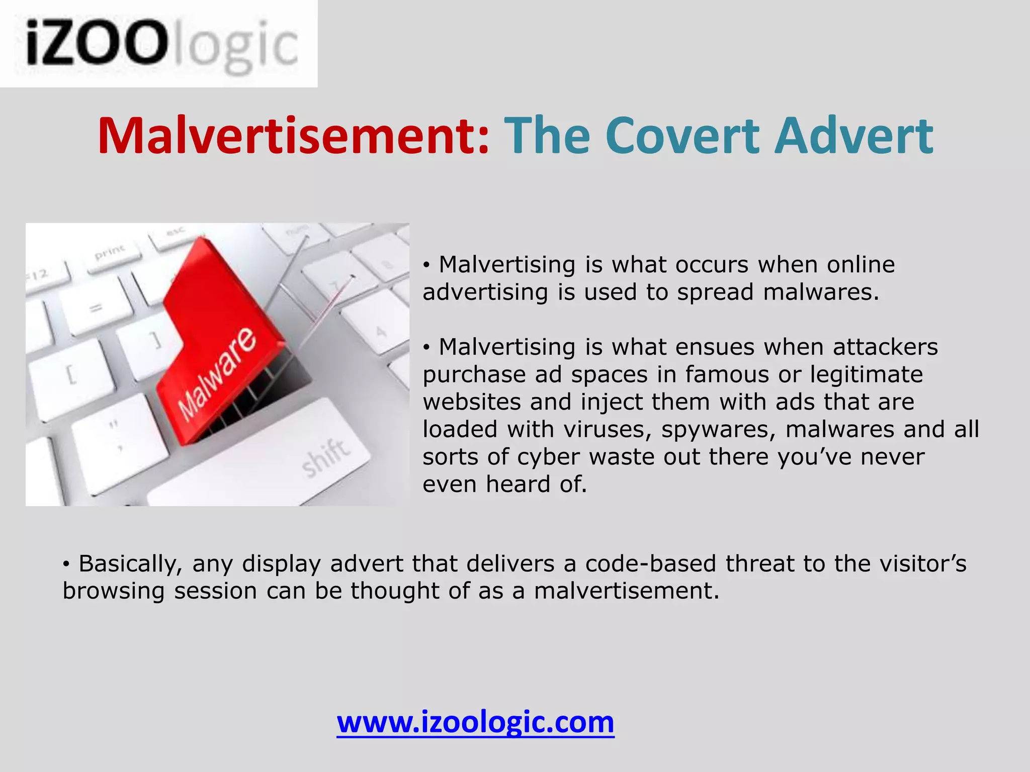 Malvertisement the covert advert | PPTX