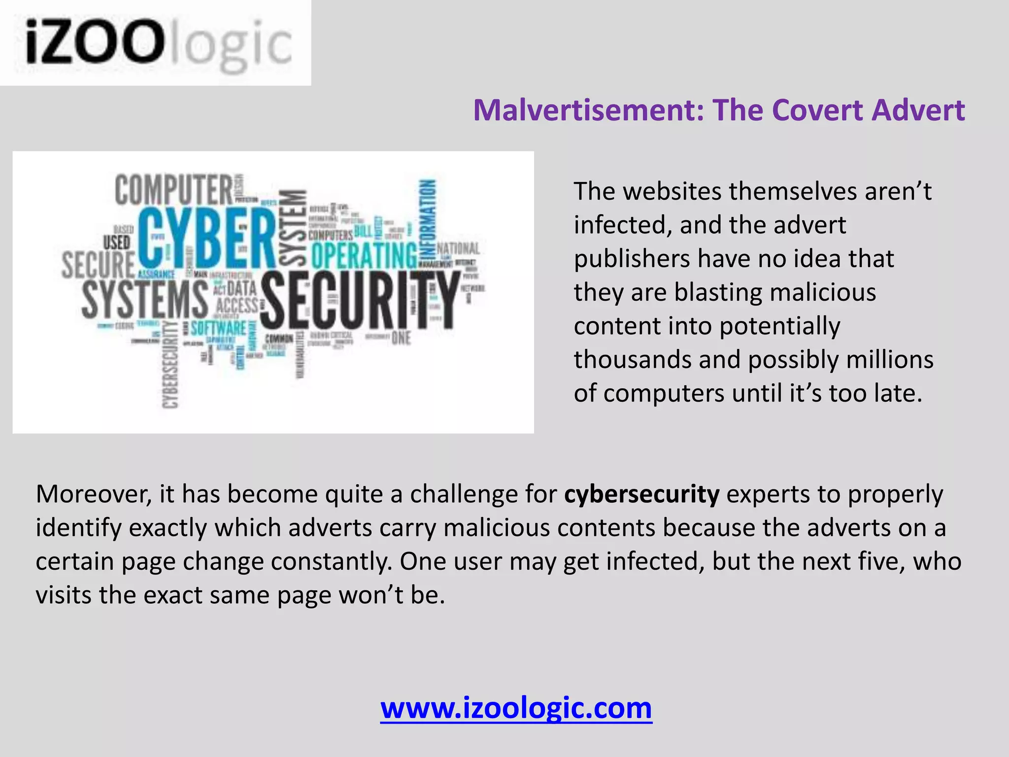 Malvertisement the covert advert | PPTX