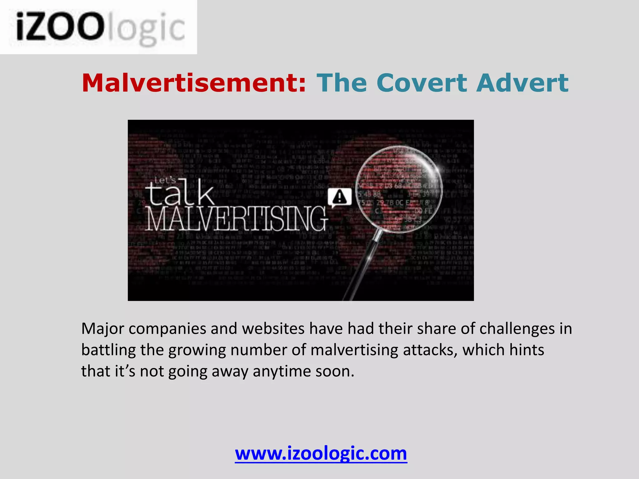 Malvertisement the covert advert | PPTX