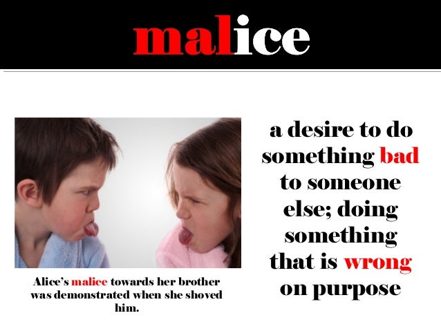 Mal vocabulary words