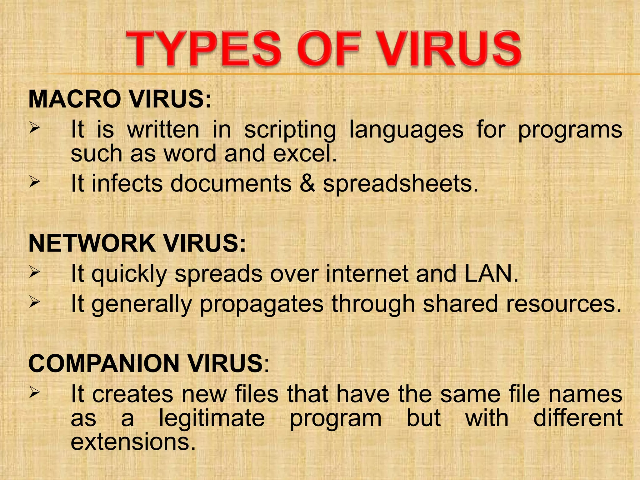 introduction to malwares,virus,trojan horse | PPS | Operating Systems | Computer Software and ...