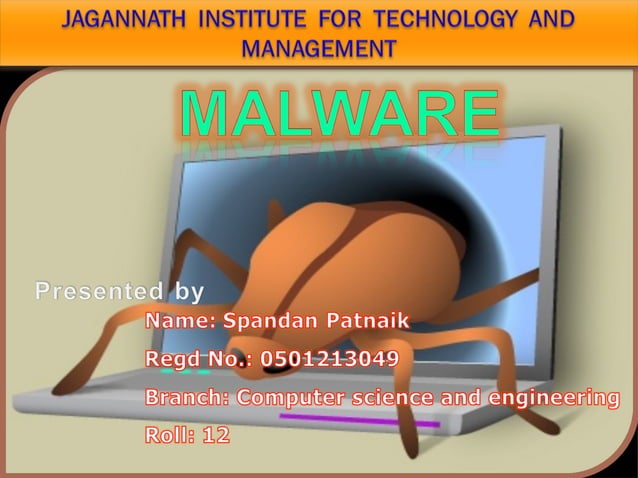 introduction to malwares,virus,trojan horse | PPS | Operating Systems | Computer Software and ...