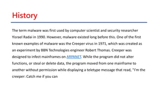What is Malware (Antivirus) | PPT
