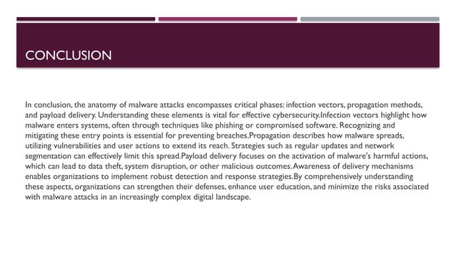 Anatomy of Malware attack- infection vector,propagation and payload ...