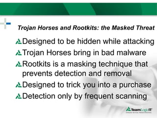 Malware 10 minute presentation | PPTX | Technology & Computing