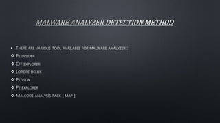 Malware Analysis | PPTX