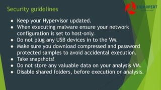 Malware Analysis for cyber security & Network Security | PPT