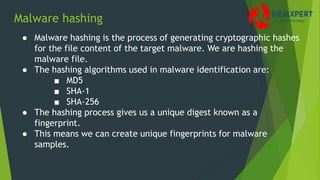 Malware Analysis for cyber security & Network Security | PPT