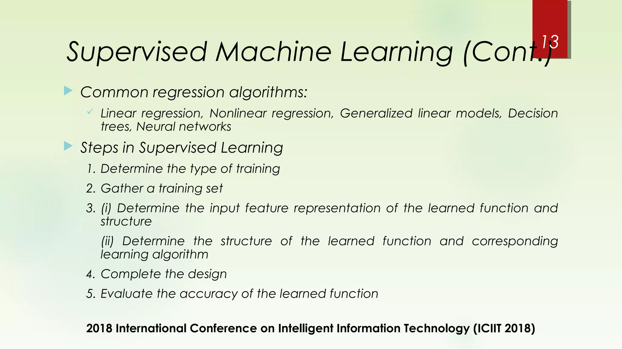 Malware analysis on android using supervised machine learning techniques | PPT