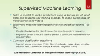 Malware analysis on android using supervised machine learning techniques | PPT