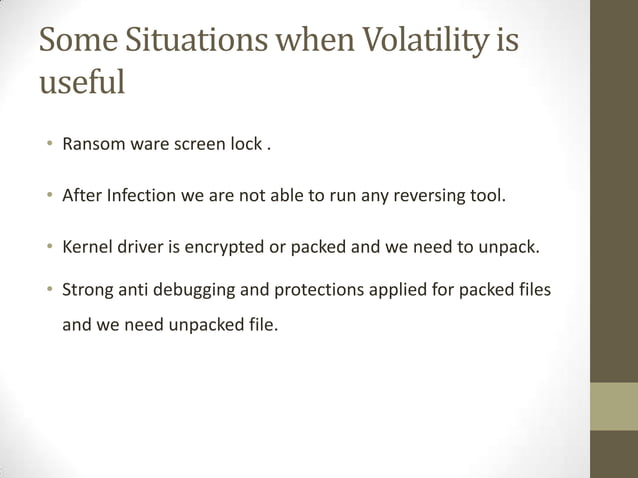 Malware analysis using volatility | PPT | Free Download