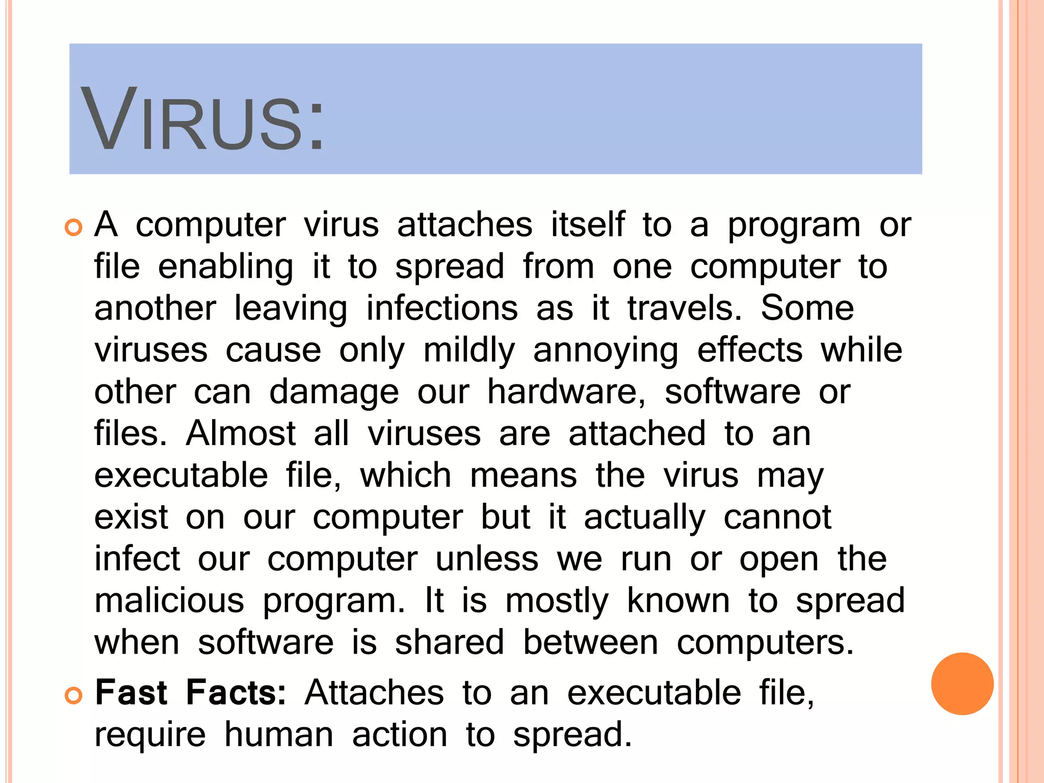 Malware and it's types | PPTX