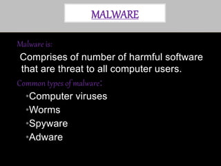 Malware and its types | PPT