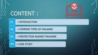 Malware and different types of malwares. | PPTX