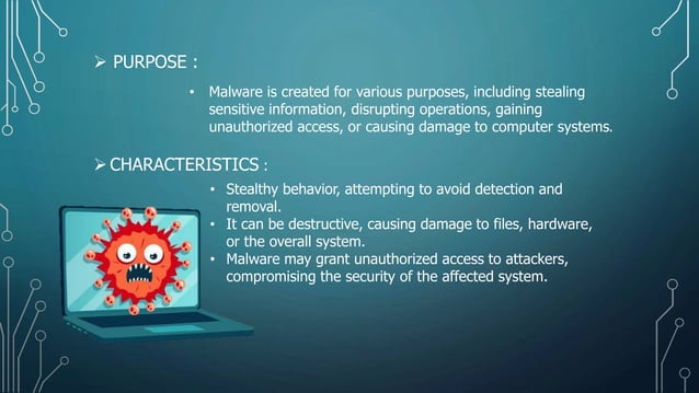 Malware and different types of malwares. | PPTX | Operating Systems | Computer Software and ...