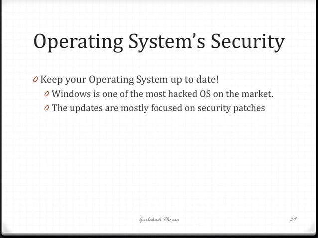 Malware and security