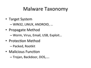 Malware classification and detection | PDF