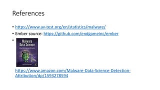 Malware classification using Machine Learning | PPT