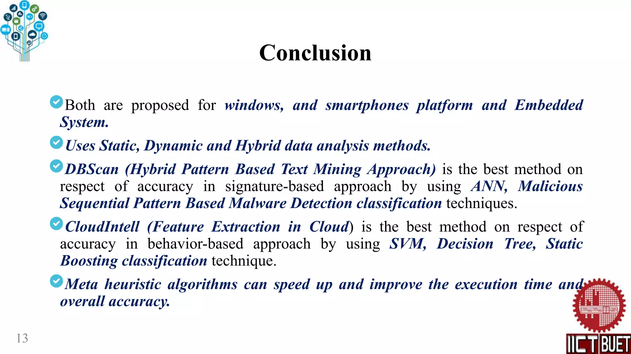 Malware Detection Approaches using Data Mining Techniques.pptx