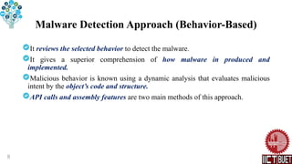 Malware Detection Approaches using Data Mining Techniques.pptx