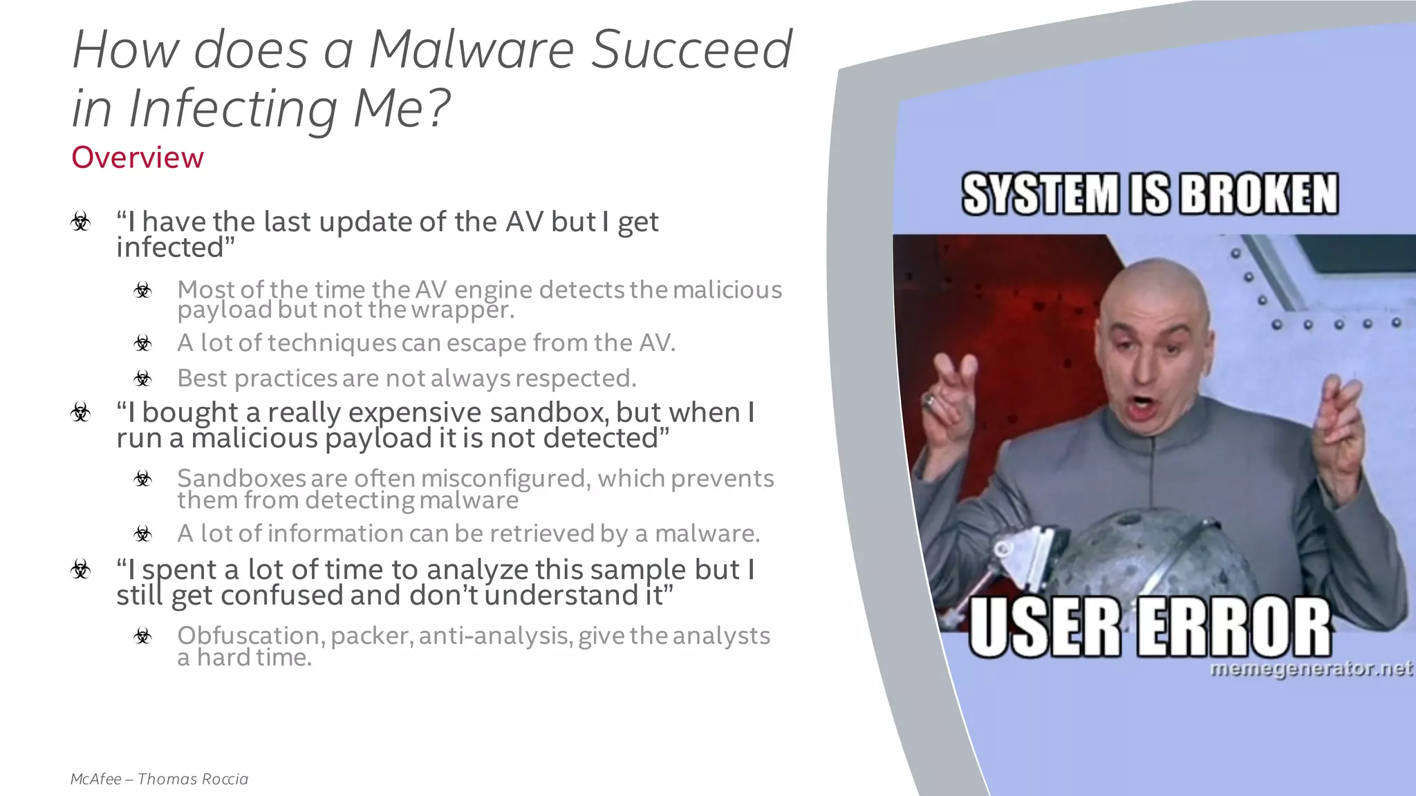Malware Evasion Techniques | PPT | Free Download