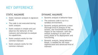 Malware forensic | PPTX