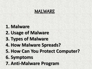 Malware part 1 | PPTX