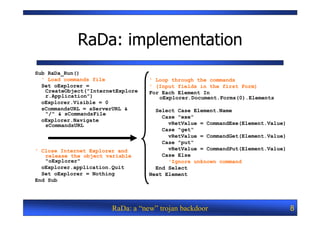 Malware RADA | PPT | Free Download