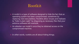 Introduction to Malwares | PPTX | Antivirus Software | Computer Software and Applications