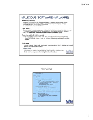 CyberSecurity Series Malware slides | PDF | Web Conferencing | Computer Software and Applications