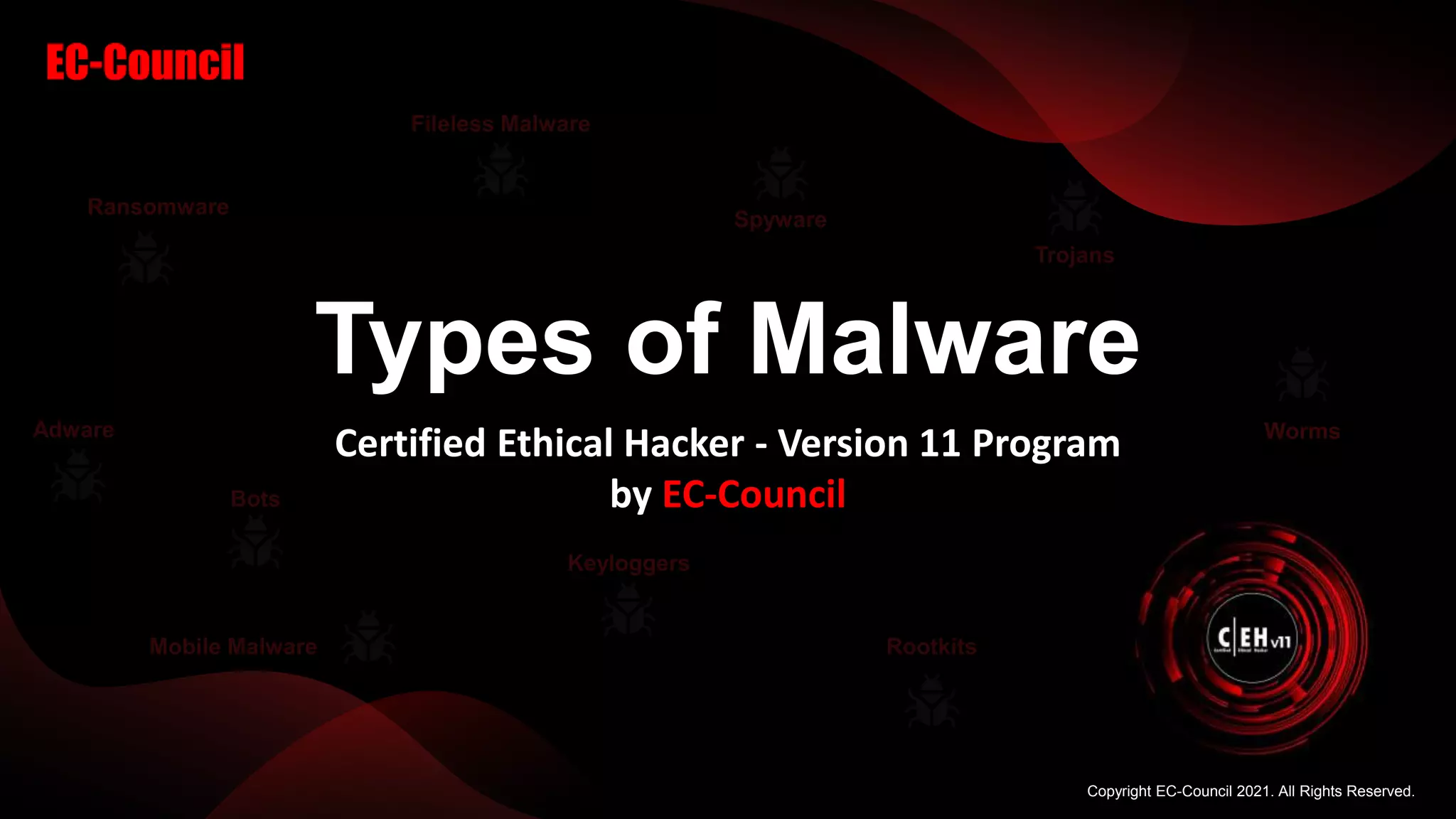 Types of Malware (CEH v11) | PPTX