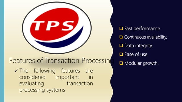 Transaction Processing Tp And Enterprise Resource Planning Erp Pptx Databases Computer