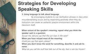 Strategies and Methodology In Teaching Speaking | PPTX