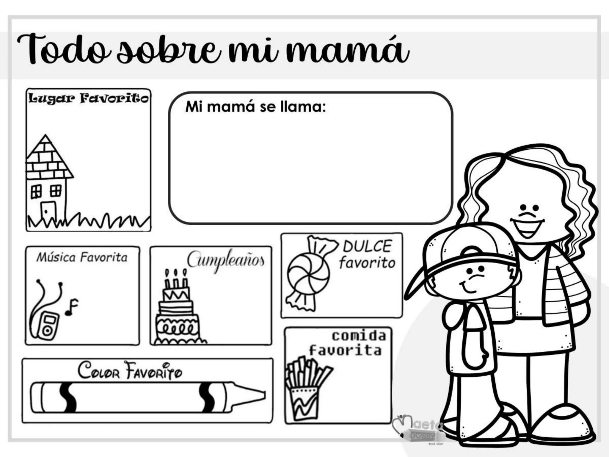 ACTIVIDADES PARA DIA DE LAS MADRES PREESCOLAR | PPTX | Daycare and Pre ...